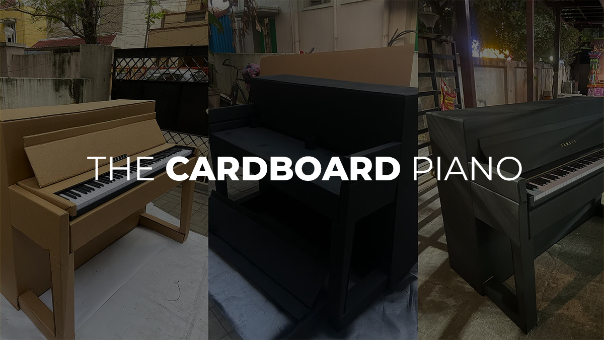 The Cardboard Piano – Our Daily Masala